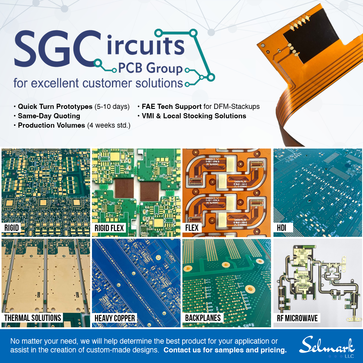 Sunshine Printed Circuit Boards (PCBs) - Selmark LLC